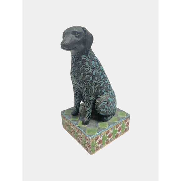 Enesco | Other | Jim Shore Heartwood Creek Licorice Black Lab Statue ...